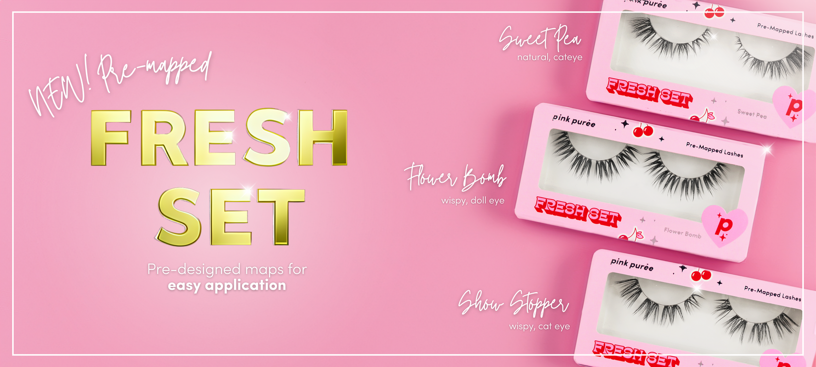 Pink Purée™ Official Site | High-Quality and Reusable Lashes