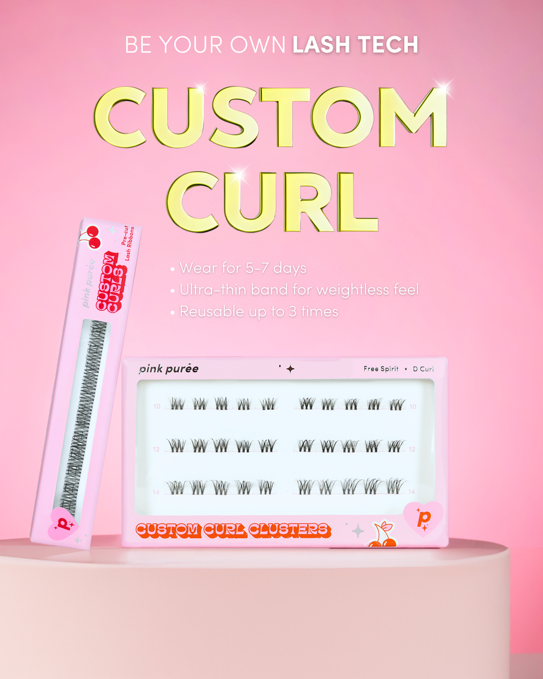 Pink Purée™ Official Site | High-Quality and Reusable Lashes