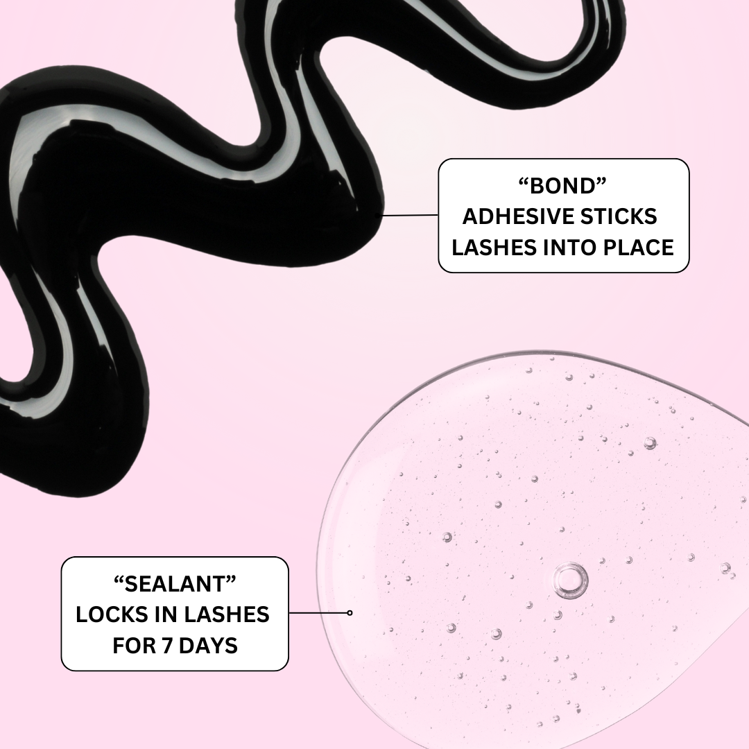 2-in-1 Bond and Seal | Pink Purée | Lashes Up to 7-Day Wear!